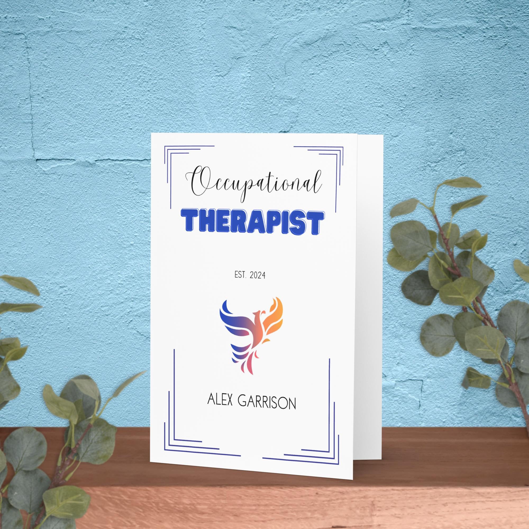 Occupational Therapist Graduation Card, 2025 Personalized ...
