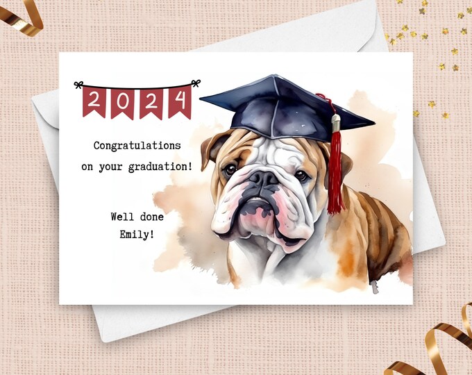Panther Graduation Card, Graduation 2024 Custom Card Personalized, High ...