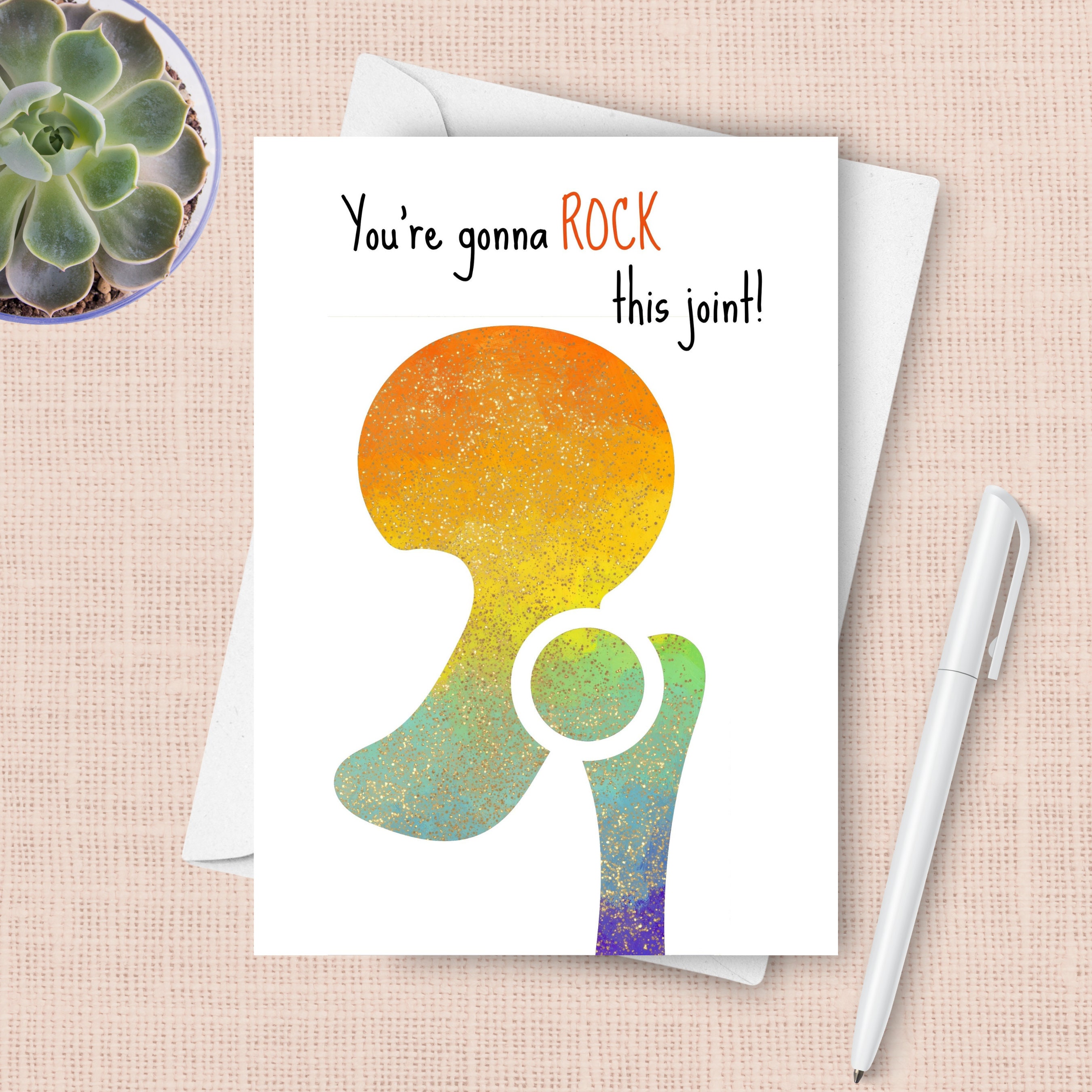 Hip Surgery Card, Funny Hip Replacement Get Well Soon Card, You're ...