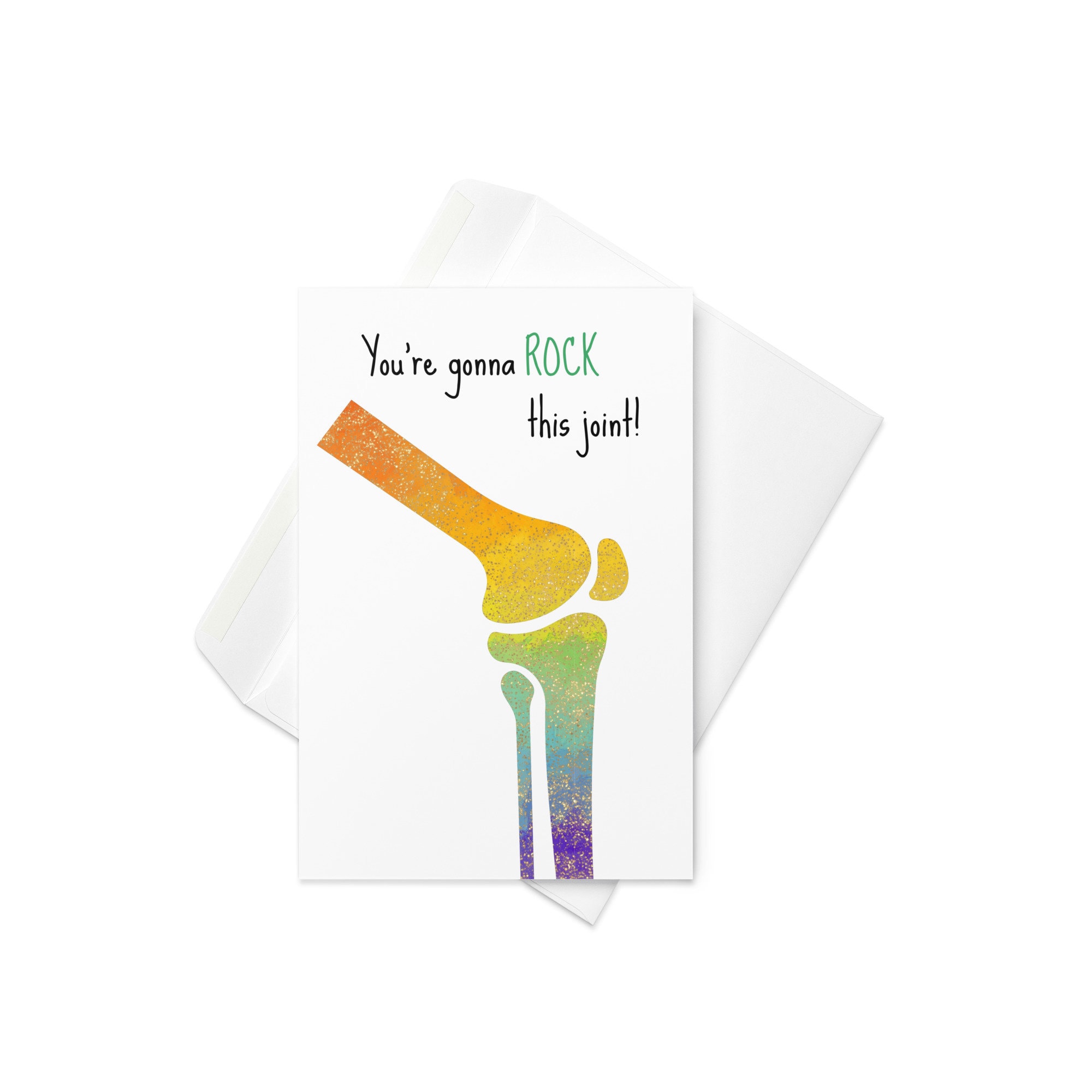 Knee Surgery Card, Funny Knee Replacement Get Well Soon Card, You're ...