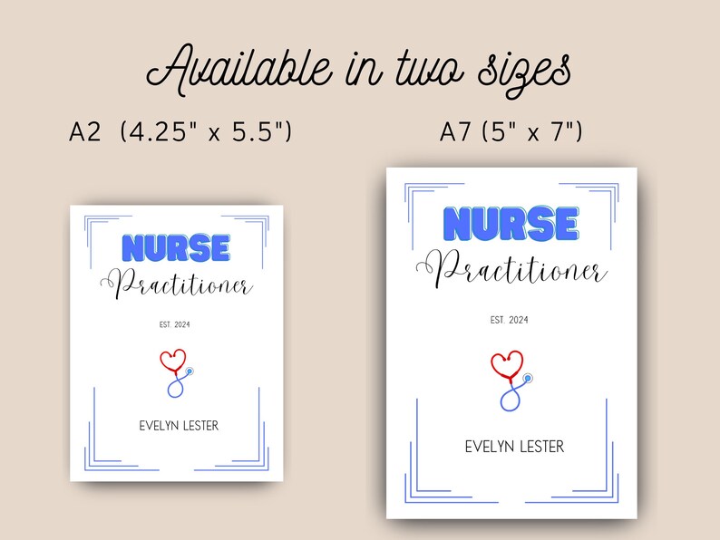 NP Graduation Card, 2024 Personalized Congratulations Card for Nurse ...