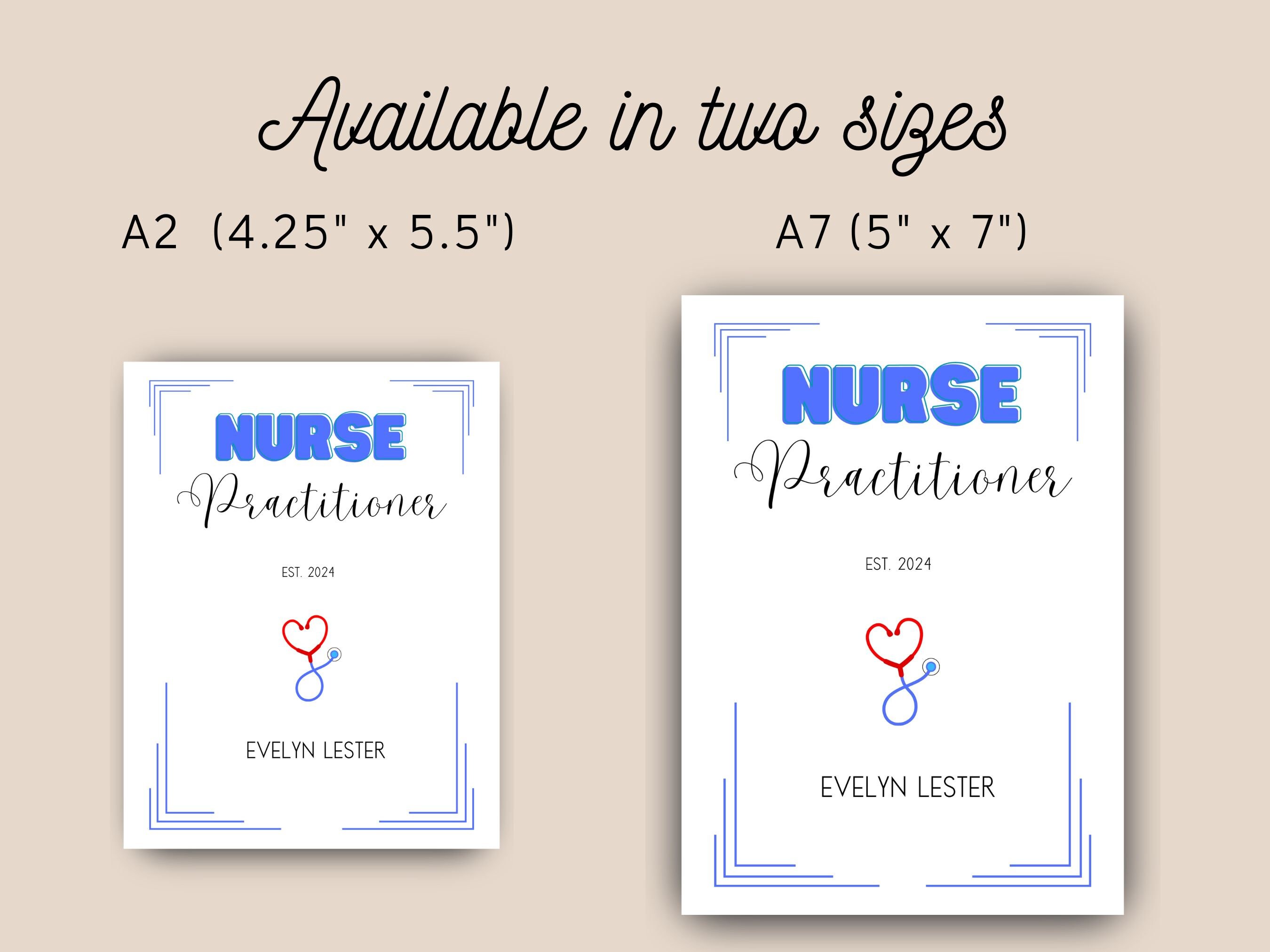 NP Graduation Card, 2024 Personalized Congratulations Card for Nurse ...