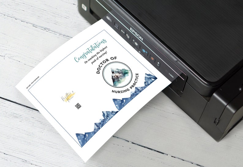 Printable DNP Graduation Card, Instant Download, Print at Home Card ...