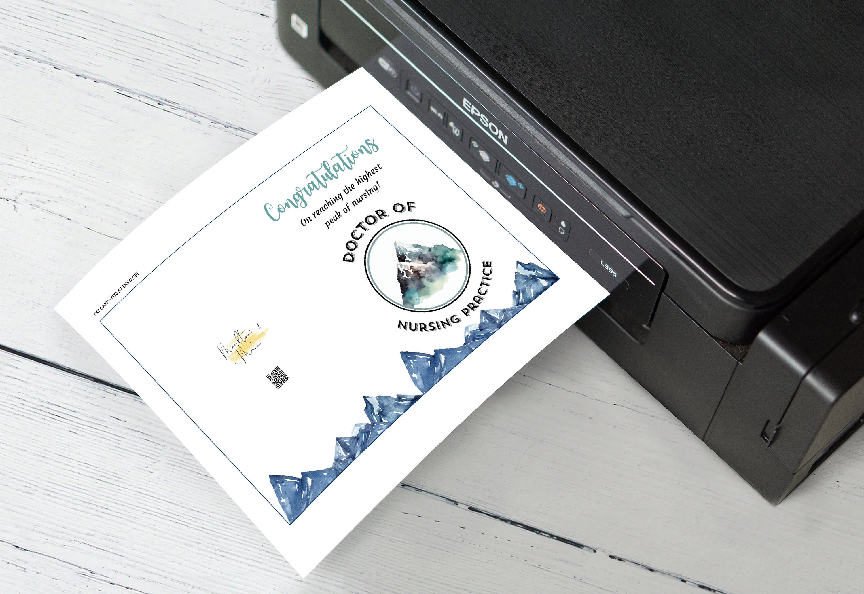 Printable DNP Graduation Card, Instant Download, Print at Home Card ...