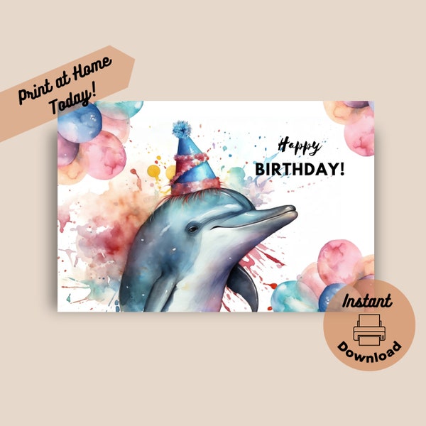 Dolphin Greeting Cards - Etsy