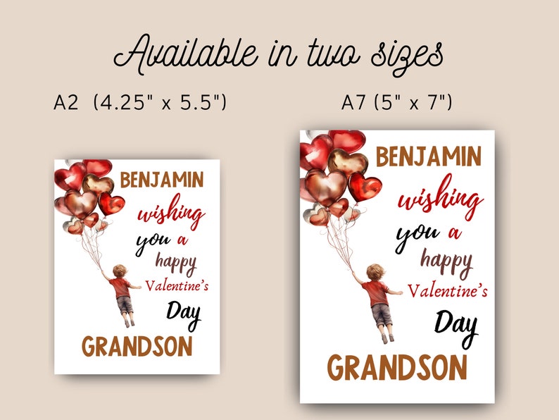 Valentine's Day Card for Grandson, Wishing You A Happy Valentines Day ...