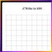 Write to 100 | Number Charts Sheet | Blank, Filled & Missing Numbers - Etsy