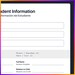 Student and Family Information Form - Bilingual (english and Spanish ...