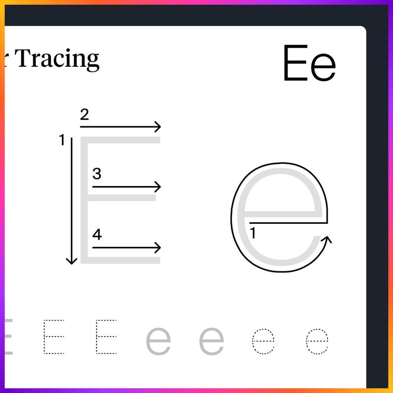 Printable Alphabet Tracing Worksheets | Uppercase & Lowercase ...