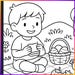 Easter Coloring Pages, Easy Coloring Sheets for Kids, Toddlers ...