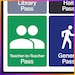 Classroom Hall Passes | 8 Variants | Ready to Print and Use | Teachers ...