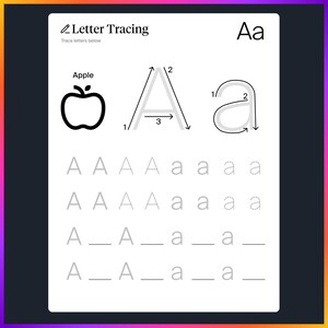 Printable Alphabet Tracing Worksheets | Uppercase & Lowercase ...