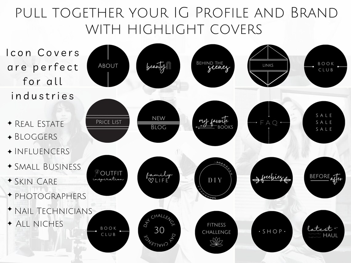 Instagram Highlight Covers | Social Media Highlights | Instagram ...