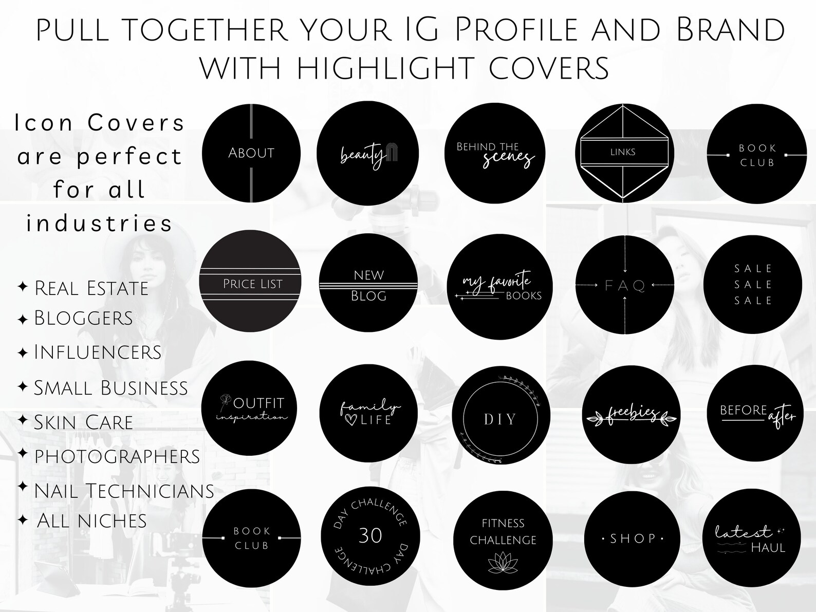 Instagram Highlight Covers | Social Media Highlights | Instagram ...