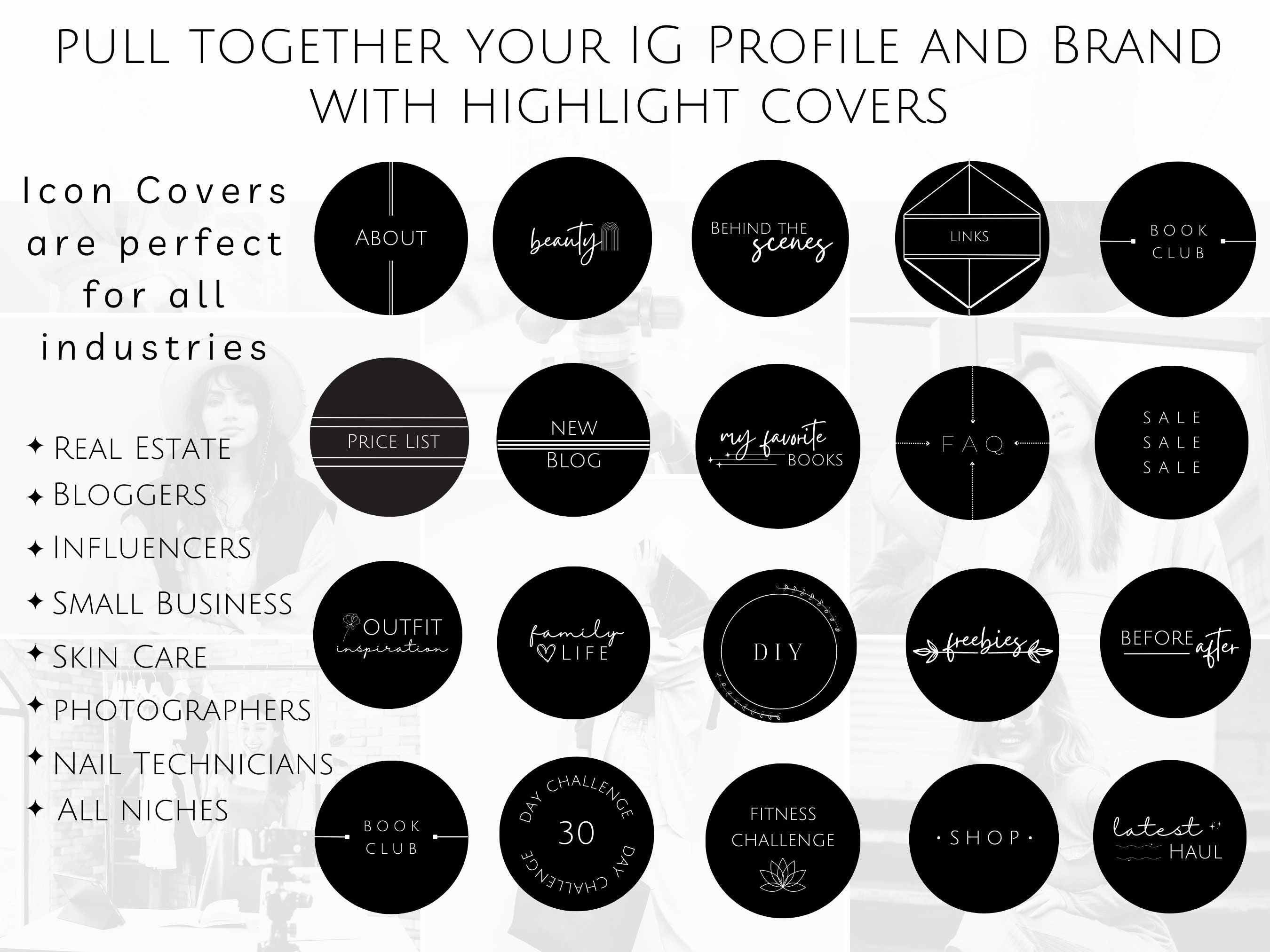 Instagram Highlight Covers | Social Media Highlights | Instagram ...