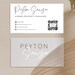 DIY Calling Card | Business Card Template With QR Code | Business Card ...