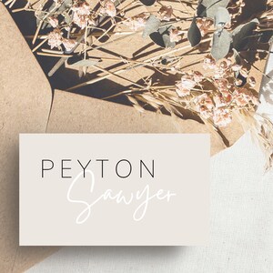 DIY Calling Card | Business Card Template With QR Code | Business Card ...