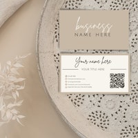 DIY Calling Card Business Card Template Business Card Editable Template ...