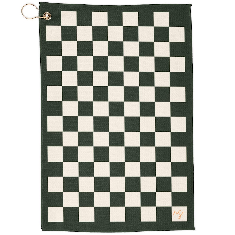 Checkered Golf Towels - Etsy