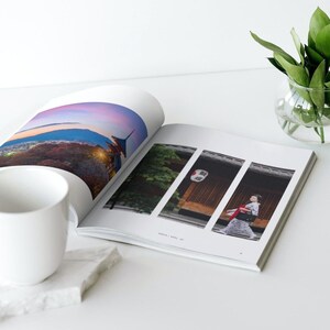 Travel Photo Book Magazine Template, Printable Adventure Journal ...
