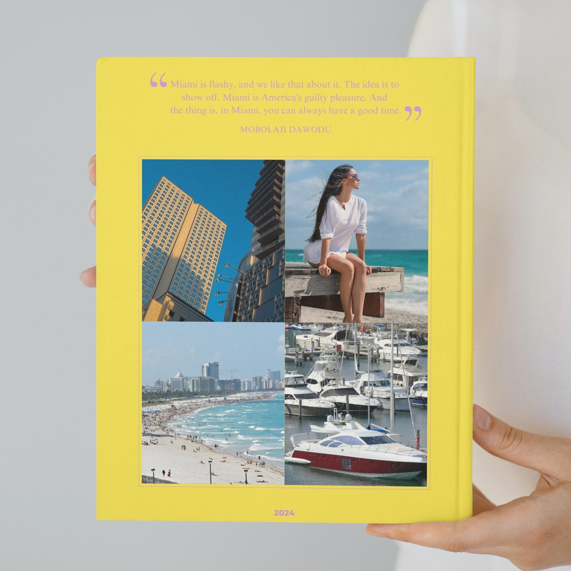 Designer Travel Photo Album Template, Decorative Custom Coffee Table ...