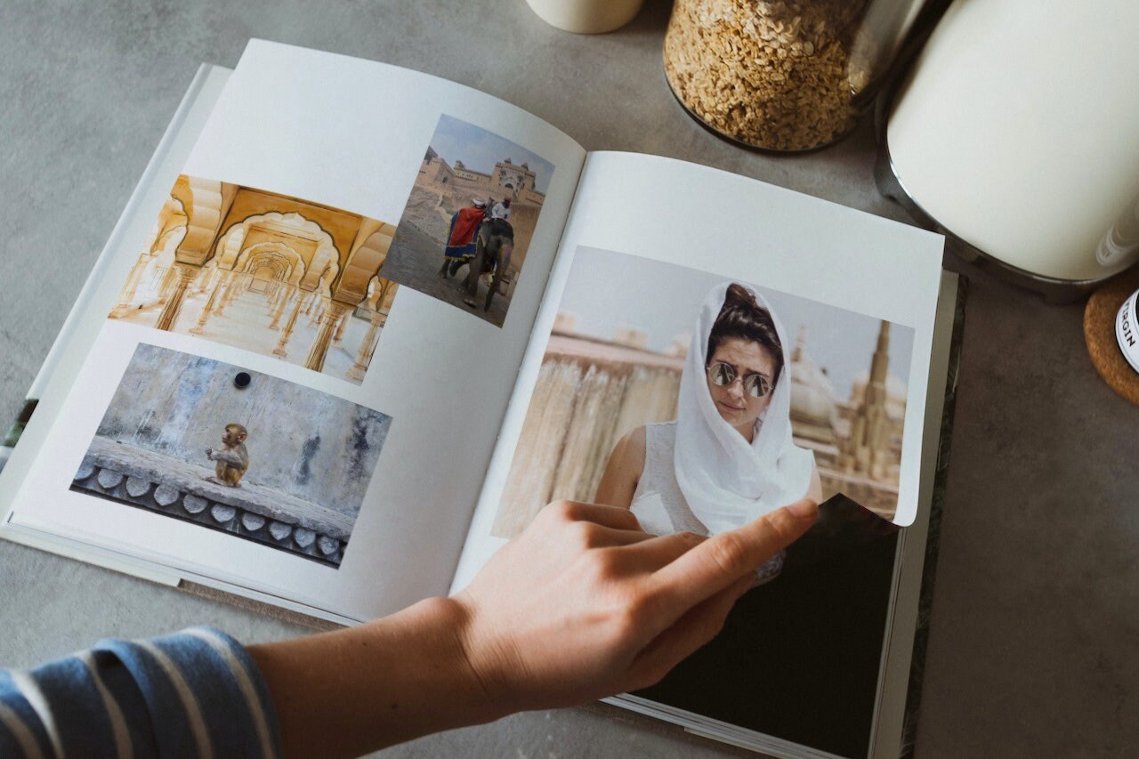 Designer Travel Photo Album Template, Decorative Custom Coffee Table ...
