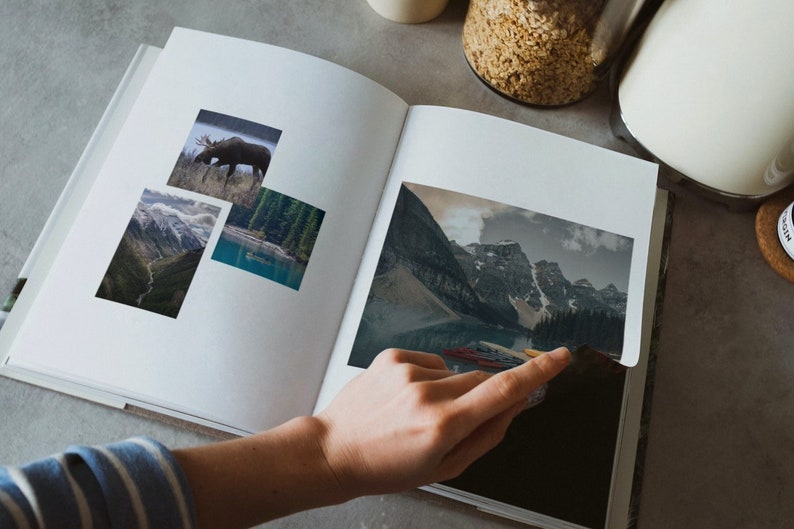 Travel Photo Album Template, Designer Style Decorative Coffee Table ...