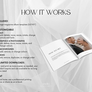 70+ Page Wedding Magazine Photo Album Template, Couples Story Scrapbook ...