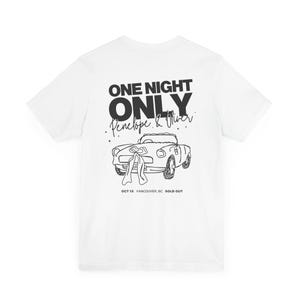 Personalized Wedding Tour T-shirt Merch, Matching Custom Concert Tee ...