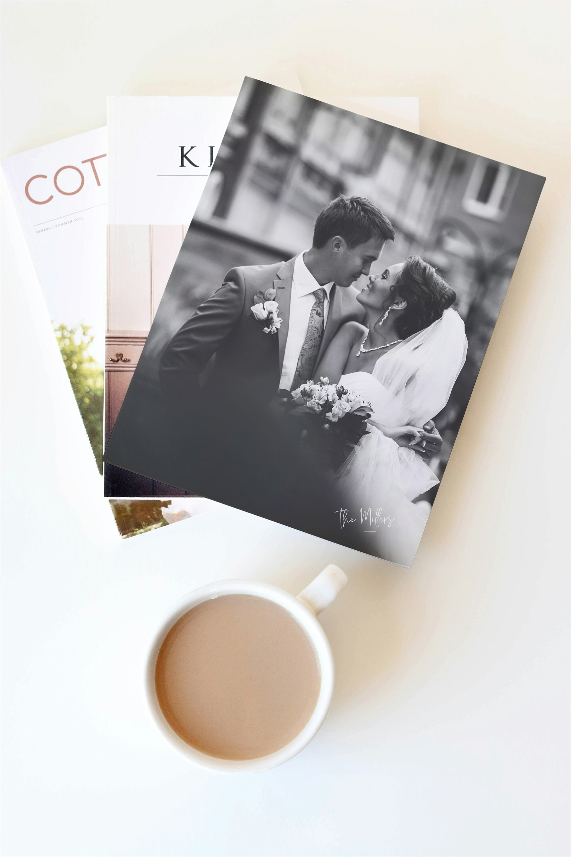 Wedding Photo Album Template, Newlywed Custom Coffee Table Book ...