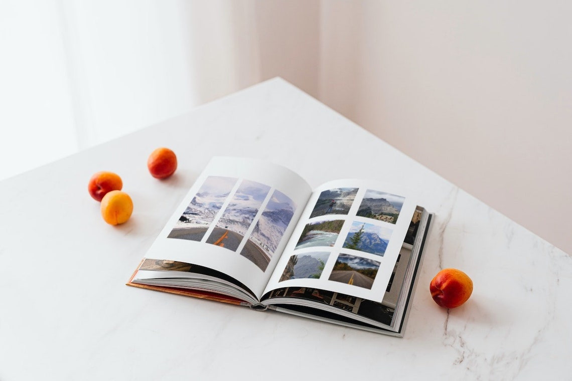 Travel Photo Album Template, Designer Style Decorative Coffee Table ...