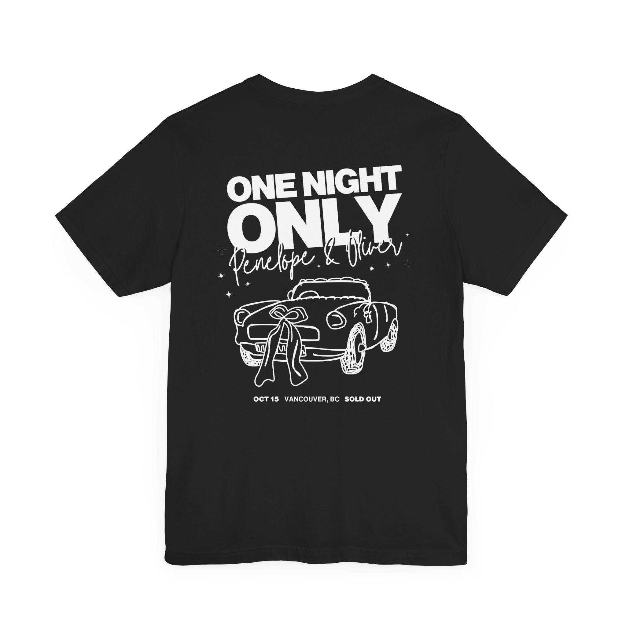 Personalized Wedding Tour T-shirt Merch, Matching Custom Concert Tee ...