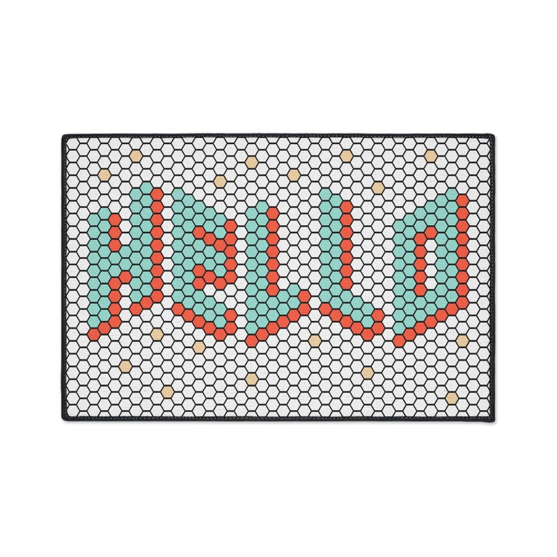 Retro Tiles Pink - Etsy