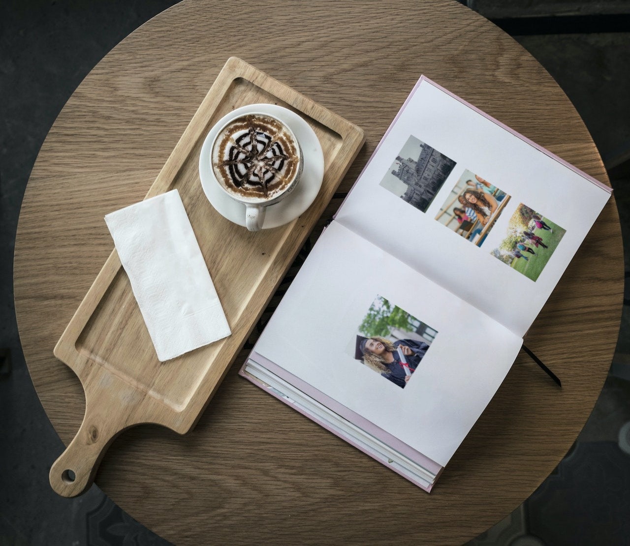 College Memory Book Template, Printable Graduation Coffee Table Photo ...