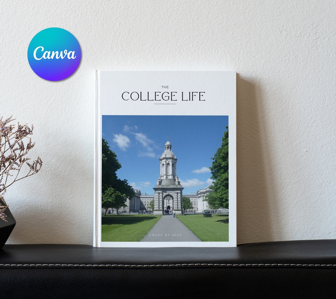 College Memory Book Template Printable Graduation Coffee - Etsy