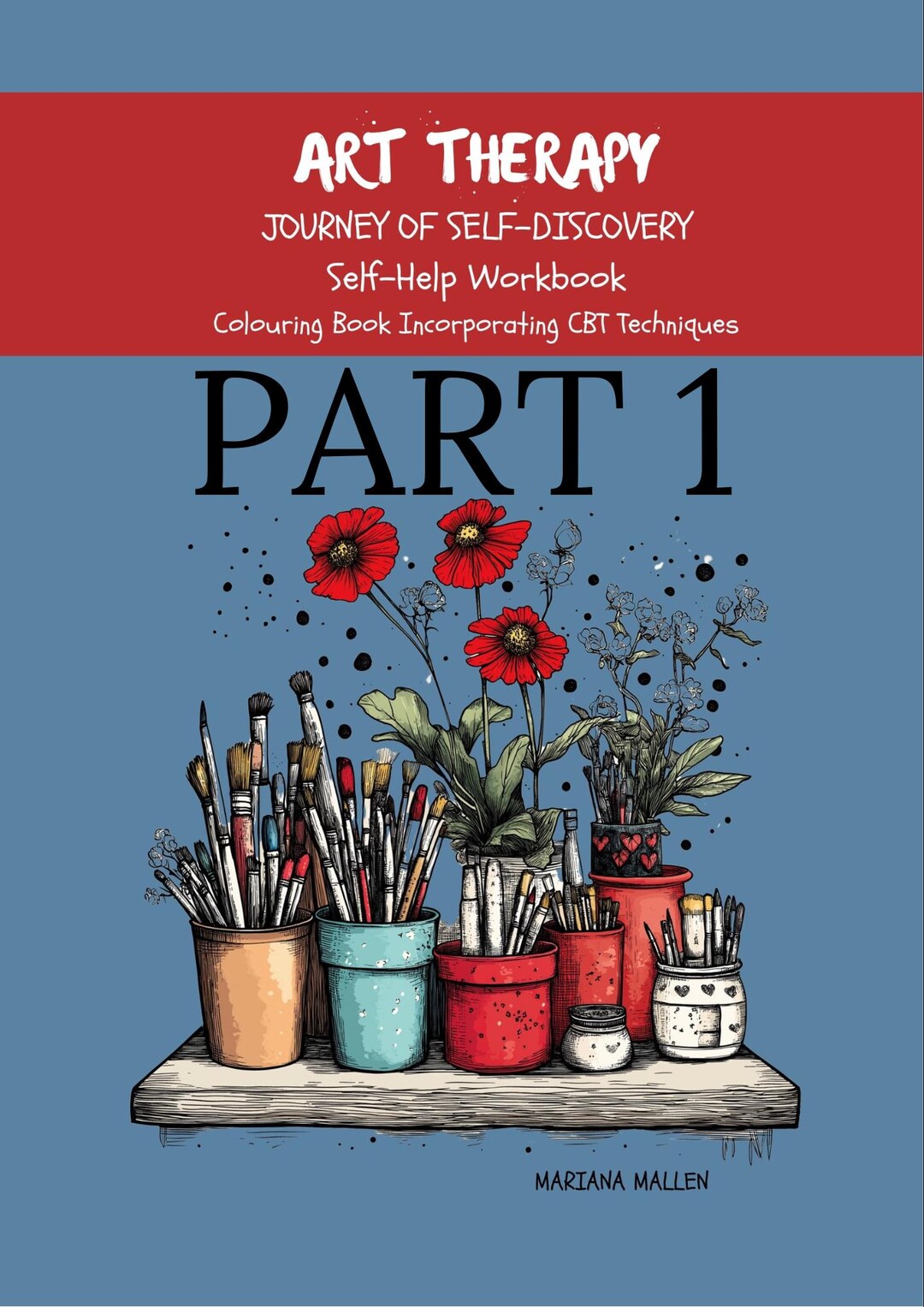 Art Therapy Self-discovery Journey Worksheets, CBT, Colouring ...