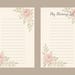 Minimalist Floral Gratitude Journal Printable | Daily Reflection Pages ...