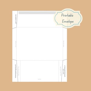 Happy Thanksgiving Turkey Printable 5x7 Card and A7 Envelope Template ...