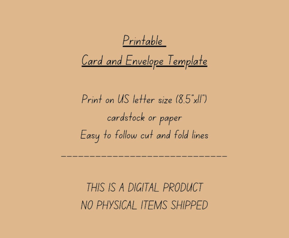 Happy Thanksgiving Turkey Printable 5x7 Card and A7 Envelope Template ...
