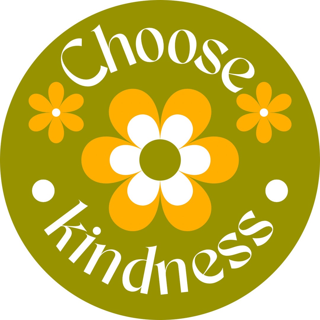 Choose Kindness Sticker - Etsy