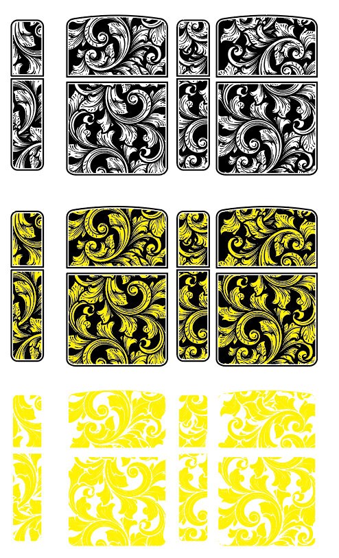 Lighter Scrollwork V6 Digital File for Silhouette Cricut and - Etsy