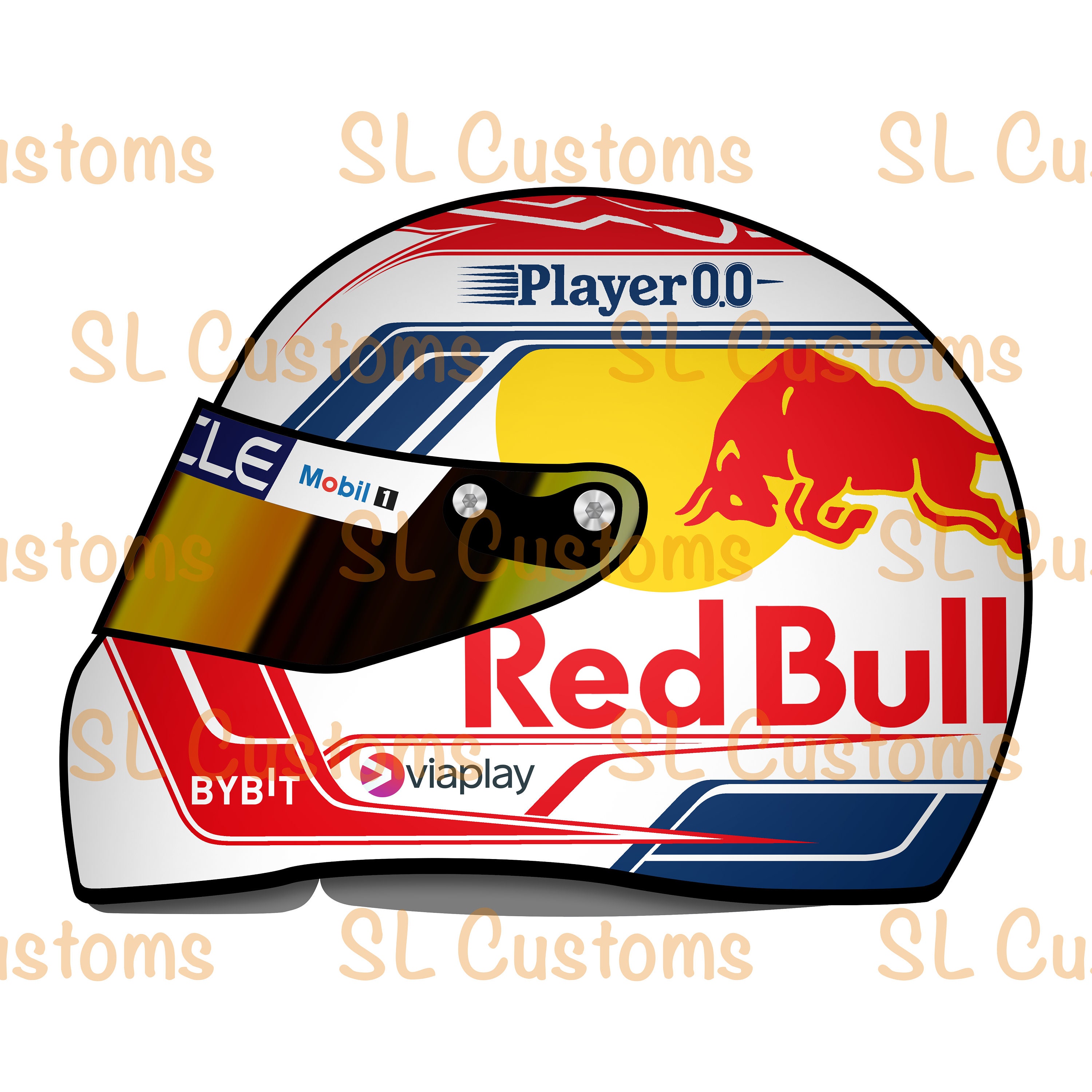 F1 Driver Max Verstappen's 2023 Season Helmet Sticker - Etsy