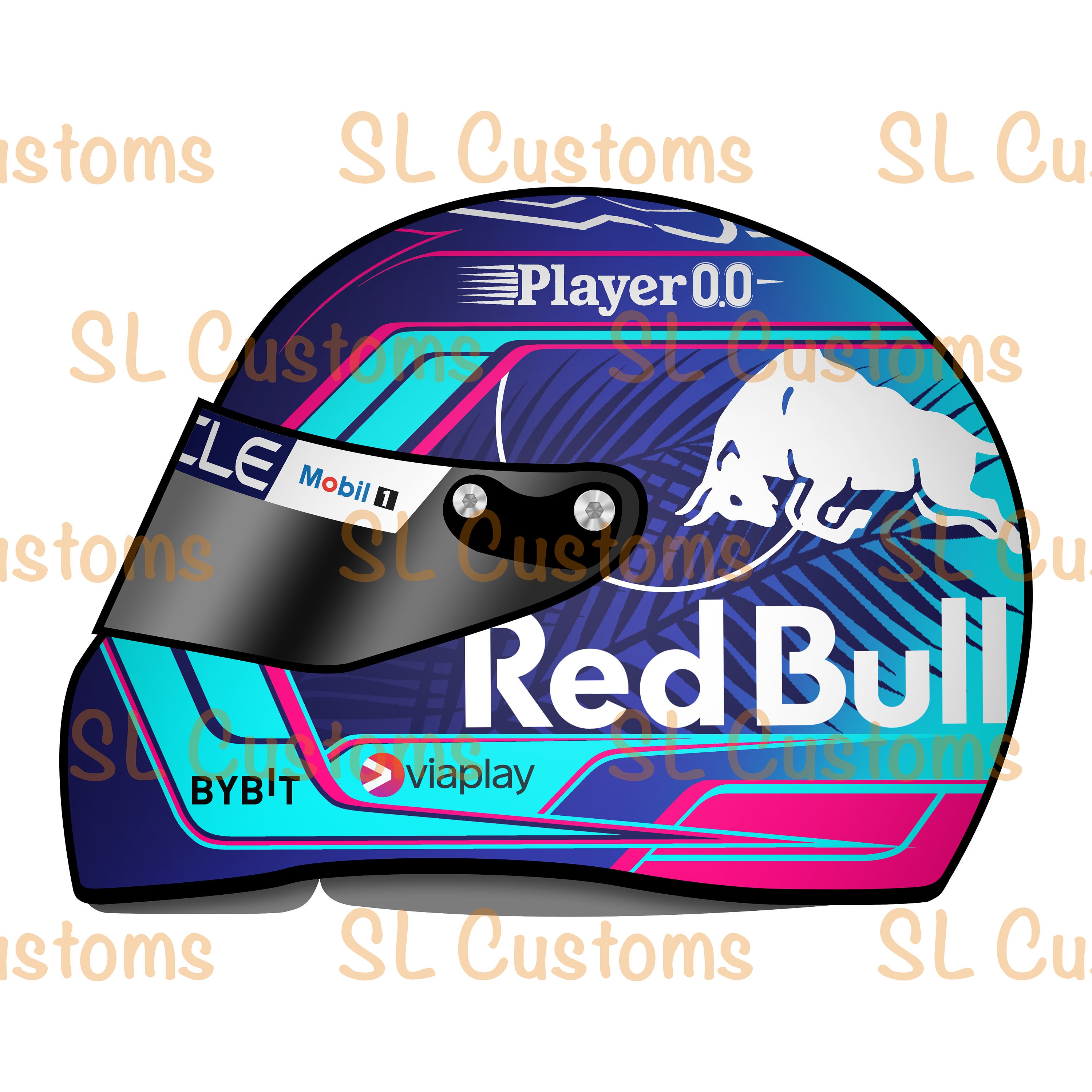 F1 Driver Max Verstappen's 2023 Season Helmet Sticker - Etsy