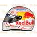 F1 Driver Max Verstappen's 2023 Season Helmet Sticker - Etsy