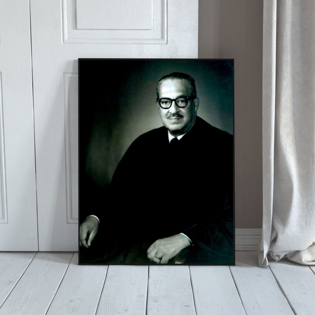 Thurgood Marshall African American Black History Printable Wall Art - Etsy