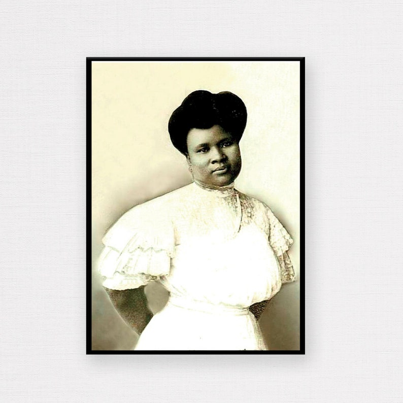 Madam C.J. Walker African American Black History Printable Wall Art - Etsy