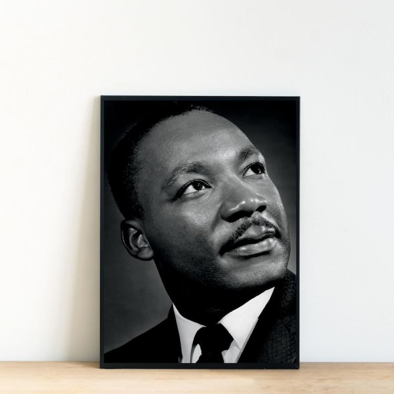 Martin Luther King Jr. African American Black History Printable Wall ...