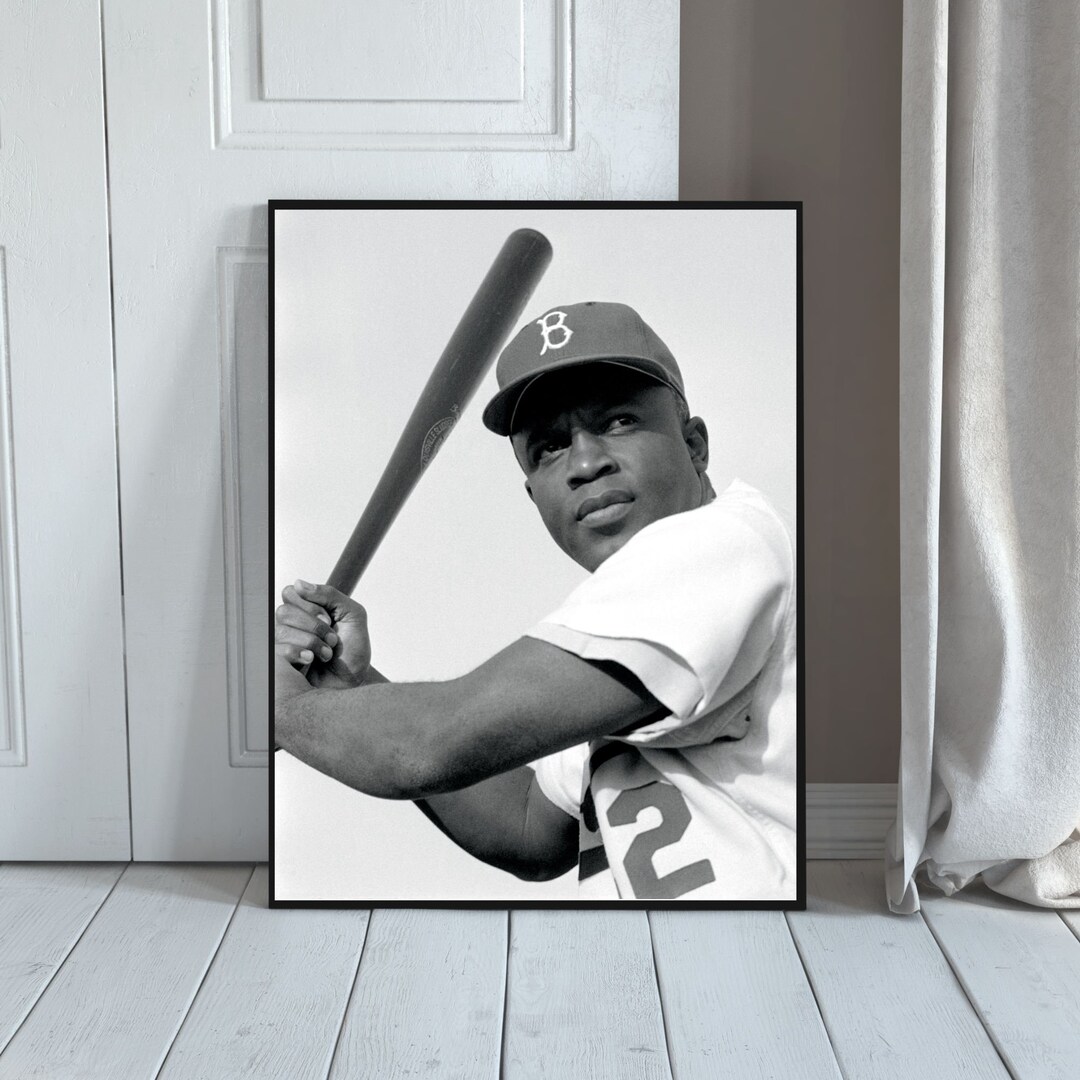 Jackie Roosevelt Robinson African American Black History Printable Wall ...