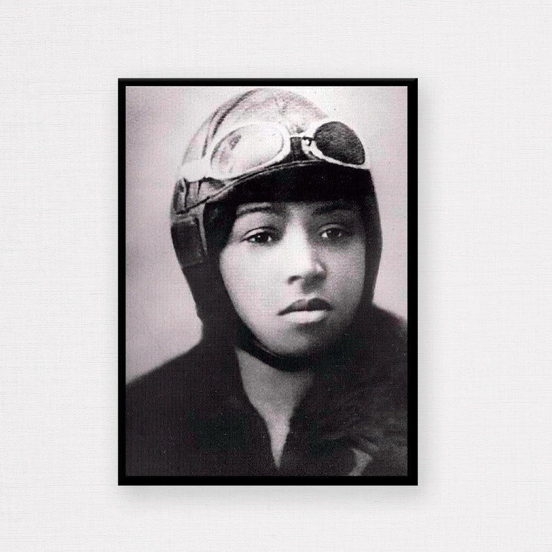 Bessie Coleman African American Black History Printable Wall Art - Etsy