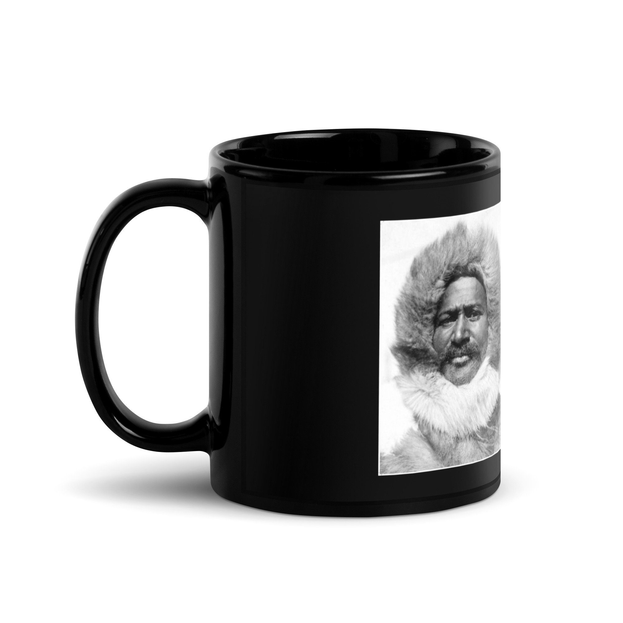 Matthew Henson African American Black History- Black Ceramic Coffee Tea ...